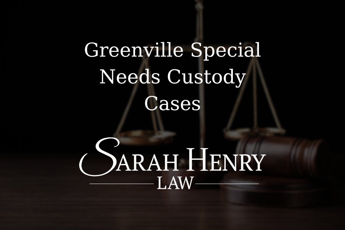 Greenville Special Needs Custody Cases - Sarah Henry Law